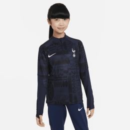 Tottenham Hotspur Strike Nike Dri-FIT Fußball-Drill-Oberteil für ältere Kinder - Blau