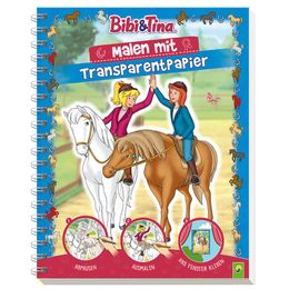 Bibi & Tina - Malen mit Transparentpapier - Schwager & Steinlein Verlag, Kartoniert (TB)