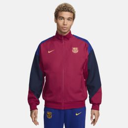 FC Barcelona Strike Nike Dri-FIT-Fußball-Track-Jacket für Herren - Rot
