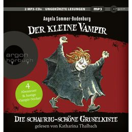 Der kleine Vampir - Die schaurig-schöne Gruselkiste,2 Audio-CD, 2 MP3 - Angela Sommer-Bodenburg (Hörbuch)