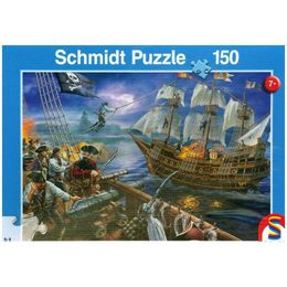 Schmidt Spiele Abenteuer mit den Piraten (Kinderpuzzle)