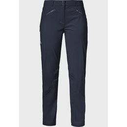Schöffel Outdoorhose SCHÖFFEL "Pants Hestad L" Gr. 44, Normalgrößen, blau (8820, blau) Damen Hosen Sporthosen