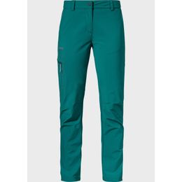 Schöffel Outdoorhose SCHÖFFEL "Pants Ascona" Gr. 44, Normalgrößen, grün (6895, grün) Damen Hosen Sporthosen