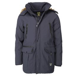 Langjacke Top Gun "TG20192080", Herren, Gr. 50M, blau (navy), Obermaterial: 100% Nylon / Innenfutter: 100% Polyester / Strick: 100% Polyester / Füllung: 100% Polyester, Jacken