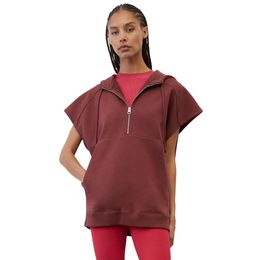 Marc O'Polo Sweatshirt MARC O'POLO "aus Organic Cotton-Mix" Gr. M, rot Damen Sweatshirts