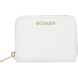 Bogner Brieftasche "Norah", Emblem, Reißverschluss, für Damen, weiß