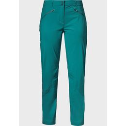 Schöffel Outdoorhose SCHÖFFEL "Pants Hestad L" Gr. 44, Normalgrößen, grün (6895, grün) Damen Hosen Sporthosen