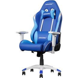 AKRacing Gaming-Stuhl "California Blue" Stühle Gr. B: 71 cm, 1 St., Metall, blau (tahoe, blue, weiß) Gamingstühle