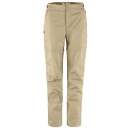 Fjällräven Fjällräven - Women's Abisko Hike Zip-Off Trousers - Zip-Off-Hose Gr 36 - Short fossil