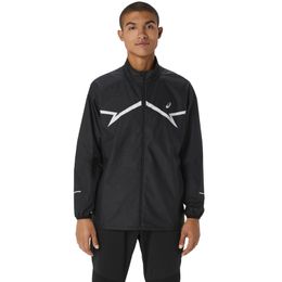 Laufjacke asics "LITE-SHOW JACKET" Gr. XS, schwarz (performance black) Herren Jacken Laufjacken