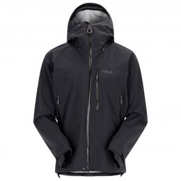 Rab - Firewall Jacket - Regenjacke Gr S schwarz/grau