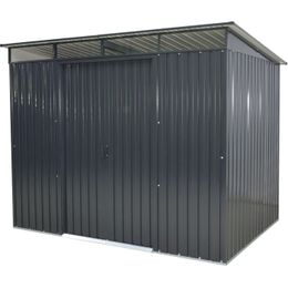 Tepro Gerätehaus Multi Shed XL Skylight, BxT: 263x184 cm, Metall, schwarz