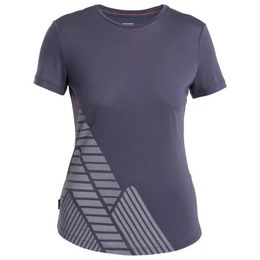 Icebreaker - Women's Cool-Lite Sphere III S/S Tee Peak Quest - Merinoshirt Gr XS blau