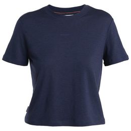 Icebreaker - Women's Merino 150 Tech Lite III S/S Crop Tee - Merinoshirt Gr XS blau