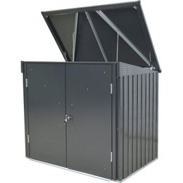 Tepro Aufbewahrungsbox Universalbox Store Midi, BxTxH: 157,5x105x134 cm, schwarz