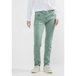 Cecil 5-Pocket-Jeans Scarlett mit schmalem Bein, grün