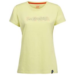 La Sportiva - Women's Outline - T-Shirt Gr XL gelb