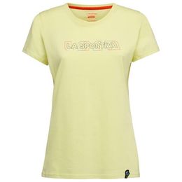 La Sportiva - Women's Outline - T-Shirt Gr S gelb