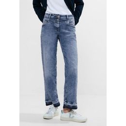 Cecil Loose-fit-Jeans Neele Fresh Blue im Culotte-Stil und mit Elasthan, blau