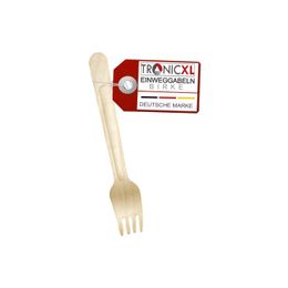 TronicXL Einweggabel 200 x Einweg Gabel Einwegbesteck Besteck Holzgabel Camping Grillen BBQ (200 Stück)