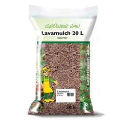BURI Rindenmulch Sack Mulch Lava Lavamulch 20 kg