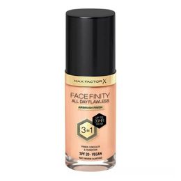 Max Factor Foundation Facefinity All Day Flawless 3 In 1 Foundation N45-Warm Almond 30ml