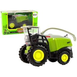 LEAN Toys Spielzeug-Traktor Mähdrescher Getreideerntemaschine Spielzeug Bauernhof Landwirtschaft