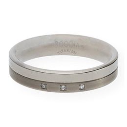 Boccia Fingerring Boccia Ring 0129-0352 Titan mit Diamanten (kein Set