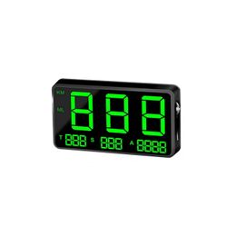 Gontence Geschwindigkeitsmesser GPS-Tachometer Tachometer C80 Digitales GPS-Tachometer-Display C80P
