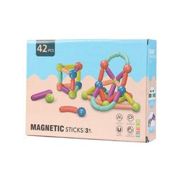 LENBEST Magnetspielbausteine Magnetische Bauklötze Magnetspielzeug (42 Stück)