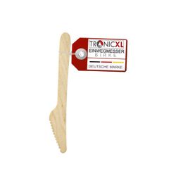 TronicXL Einwegmesser 100 Einweg Messer Einwegbesteck Besteck Holzmesser Camping Grillen BBQ (100 Stück)