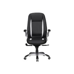 AMSTYLE Gaming Chair SPM1.239 (Kunstleder Schwarz / Weiß