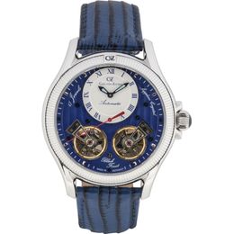 Automatikuhr Carl von Zeyten "Waldhaus, CVZ0084SBLS" Armbanduhren blau Herren Automatikuhren