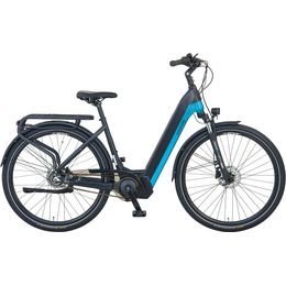 E-Bike Prophete "Prophete Geniesser eSUV" E-Bikes Gr. 48 cm, 28 Zoll (71,12 cm), schwarz (schwarz, blau) E-Bikes Bestseller