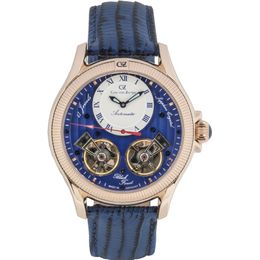 Automatikuhr Carl von Zeyten "Waldhaus, CVZ0084RBLS" Armbanduhren blau Herren Automatikuhren