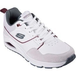 Skechers® Sneaker "Uno - Retro One", Leder, rutschfest, für Herren, weiß, 44