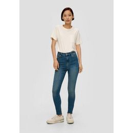 s.Oliver 5-Pocket-Jeans Jeans Anny / Super Skinny Fit / High Rise / Super Skinny Leg Leder-Patch