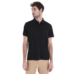 Icebreaker Merino 150 Tech Lite III Polo - Mann - Black - Größe L