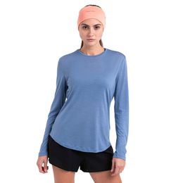 Icebreaker 125 Cool-Lite™ Merino Blend Sphere III Langarmshirt - Frau - Kyanite - Größe XL