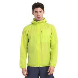 Icebreaker Shell+™ Merinomix Cotton Windbreaker - Mann - Hyper - Größe XXL