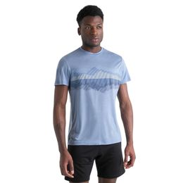 Icebreaker Merino Blend Core T-Shirt Cook Reflected - Mann - Kyanite - Größe XL