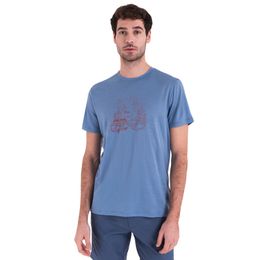 Icebreaker Merino 150 Tech Lite III T-Shirt Van Camp - Mann - Kyanite - Größe S