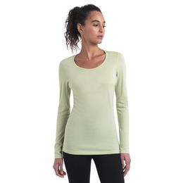 Icebreaker Merino 200 Oasis Thermo-Langarmshirt mit U-Ausschnitt - Frau - Glazen - Größe XS