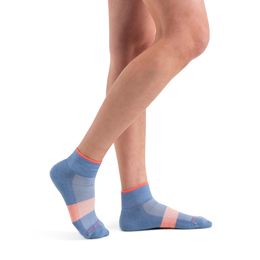 Icebreaker Merino Multisport Light Socken Mini - Frau - Kyanite/tang - Größe S