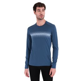 Icebreaker Merino 200 Oasis Thermo-Langarmshirt Horizon Light - Mann - Dawn - Größe M