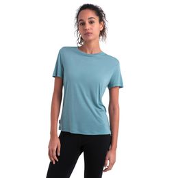 Icebreaker Merino Blend Core T-Shirt - Frau - Cloud Ray - Größe S