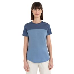 Icebreaker 125 Cool-Lite™ Merino Blend Sphere III T-Shirt Colour Block - Frau - Kyanite/dawn - Größe S