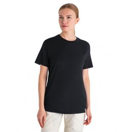 Icebreaker Merino 150 Tech Lite III Relaxed T-Shirt - Frau - Black - Größe L