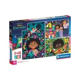 Clementoni Supercolor - Disney Encanto, Puzzle 3x 48 Teile Teile: 144 (3x 48) Altersangabe: ab 5 Jahren