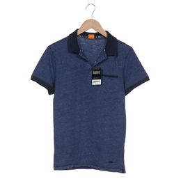 BOSS Orange Herren Poloshirt, blau, Gr. 48